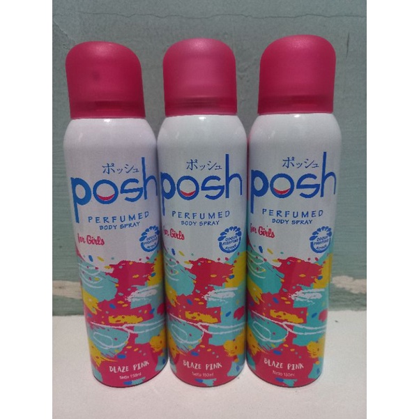 Jual parfum spray posh blaze pink 150 ml/ body spray posh 150 ml / Posh ...