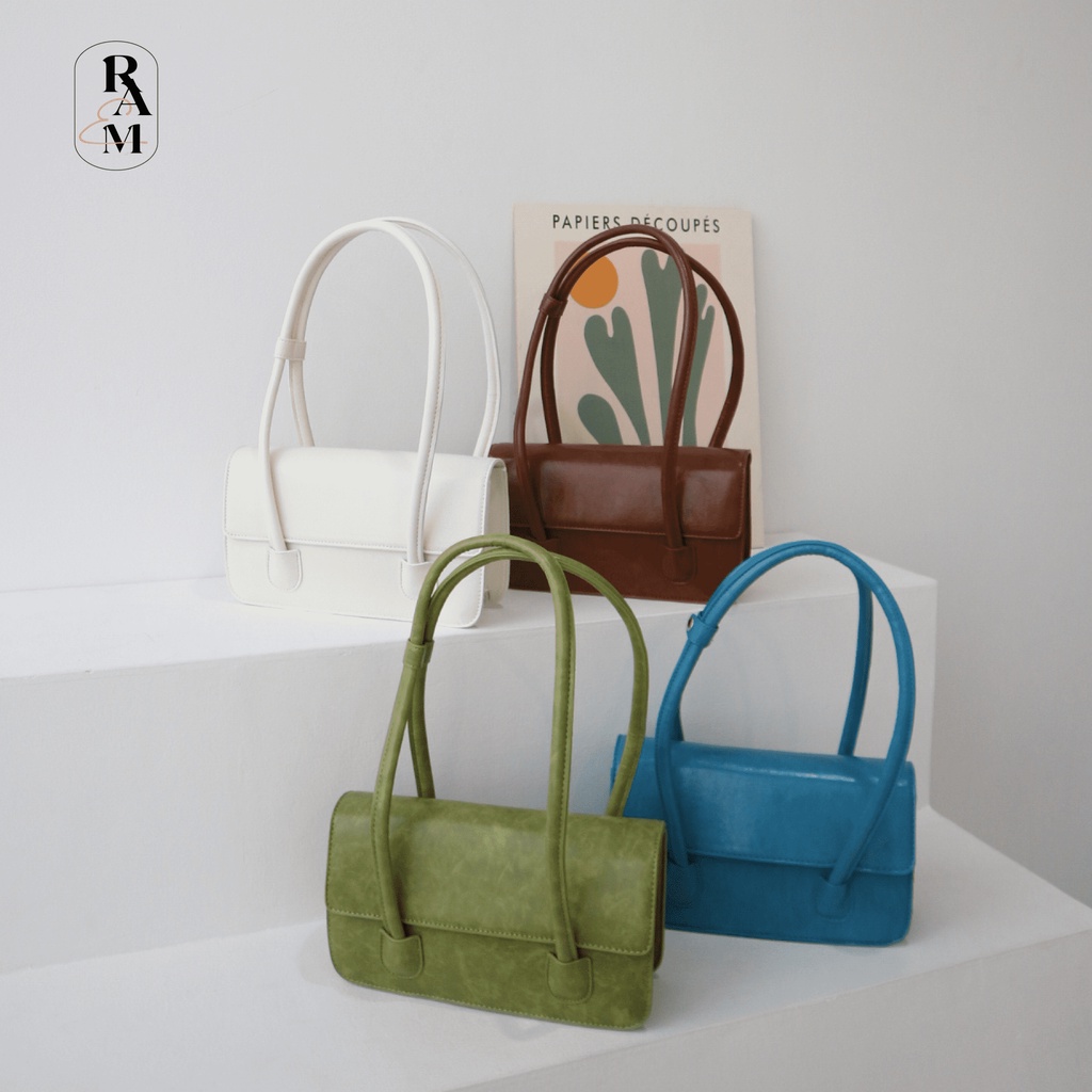 Jual RAEM - Sumin leather shoulder bag / handbag / tas kerja wanita ...