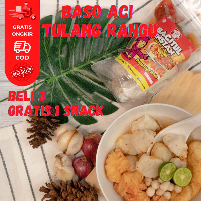 Jual [Dapurnya Nisa ] Bacitul baso aci tulang rangu neng geulis baper ...