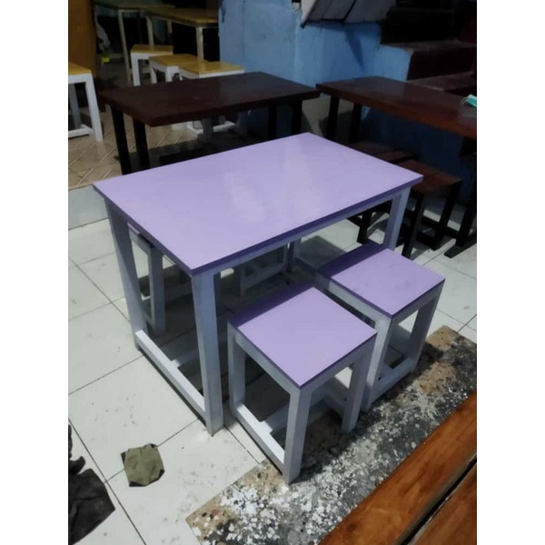Jual Meja kursi warung makan meja bakso meja resto meja cafe | Shopee ...