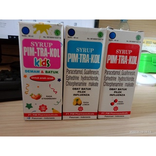 Jual PIMTRAKOL SIRUP LEMON/PIMTRAKOL SIRUP CHERRY/PIMTRAKOL KIDS SIRUP ...