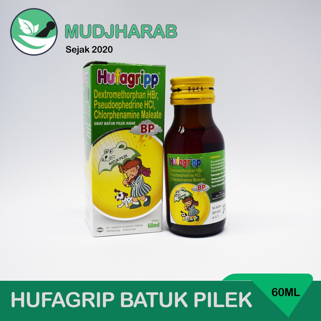 Jual Hufagrip Batuk Pilek Sirup 60ml | Shopee Indonesia