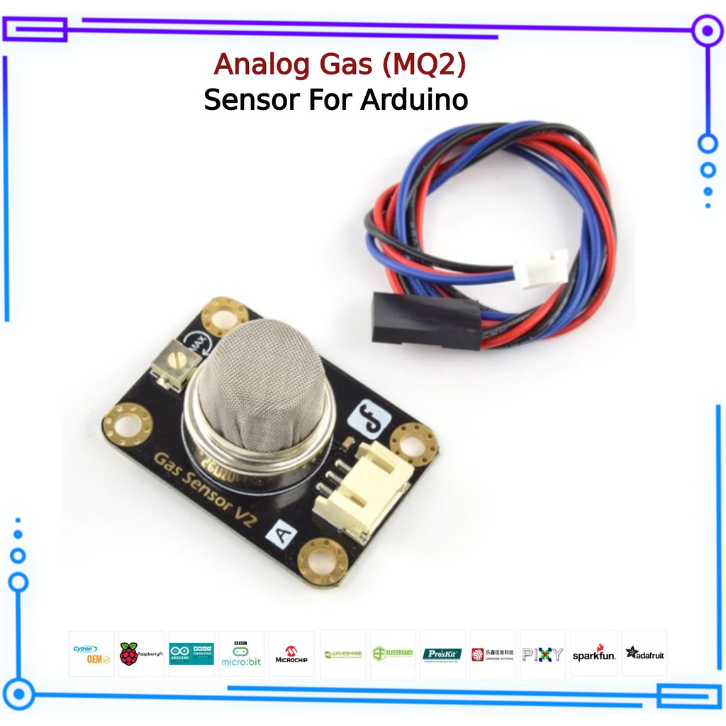 Jual Dfrobot Gravity Analog Gas Sensor Mq2 For Arduino Shopee Indonesia