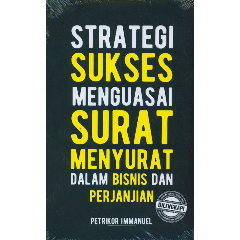 Jual Buku Strategi Sukses Menguasai Surat Menyurat Dalam Bisnis Dan