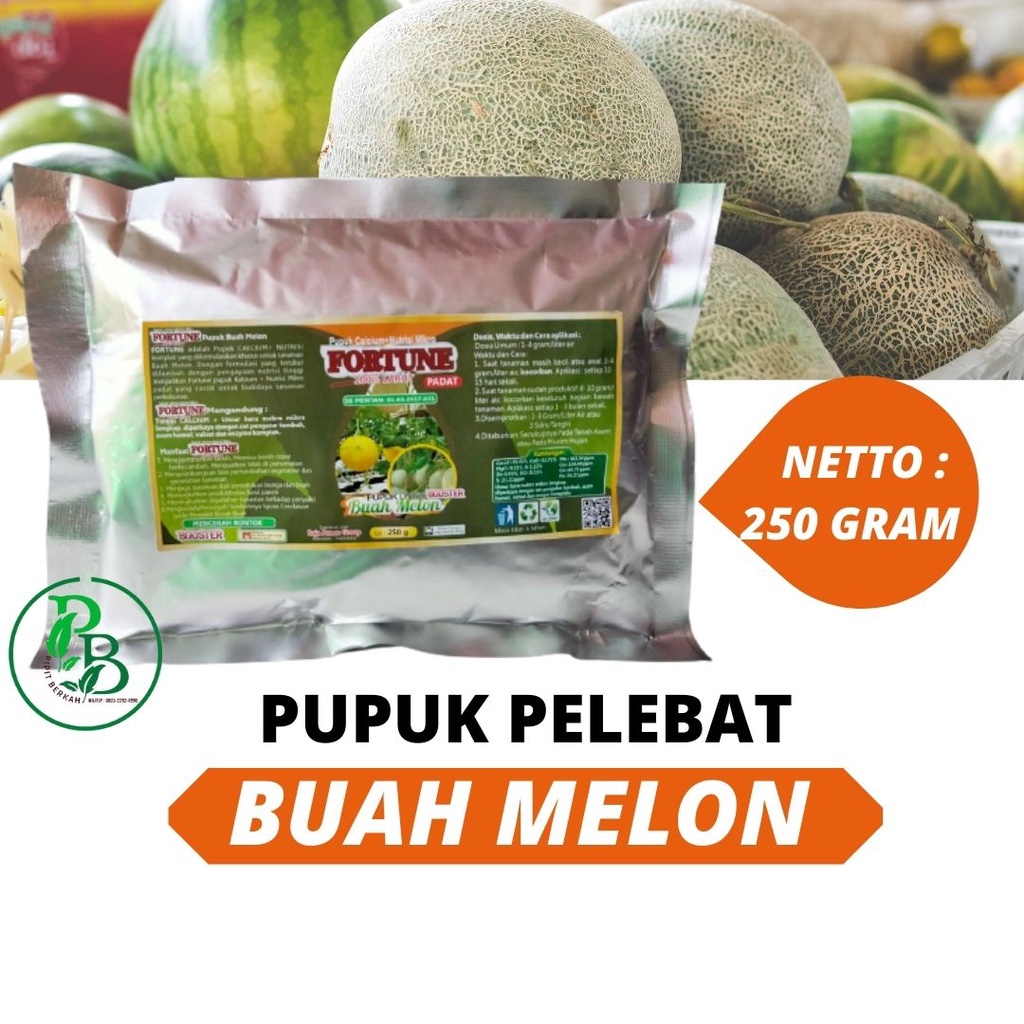 Jual Pupuk untuk melon hidroponik, Nutrisi FORTUNE agar bunga tidak ...