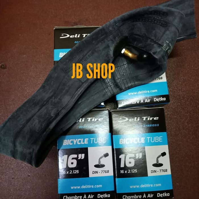 Jual BAN DALAM SEPEDA LISTRIK selis 16X2.125 PENTIL DIN BENGKOK Deli tire | Shopee Indonesia