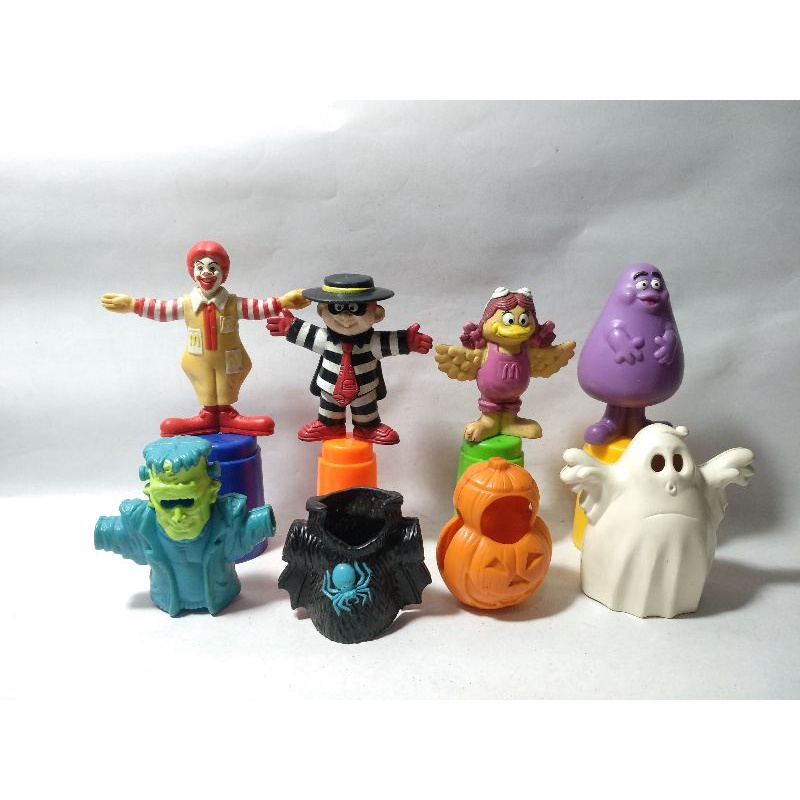 Jual Maskot Hantu Ronald Hamburglar Birdie Grimace Ghost Creepy Scary Halloween Helloween ...