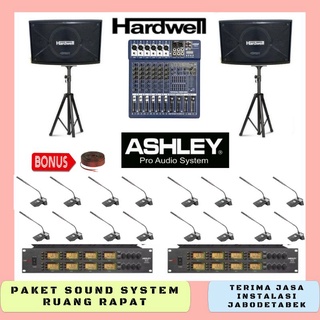 Jual Paket Sound System Ruang Rapat Hardwell Ashley 16 Mic Meja ...