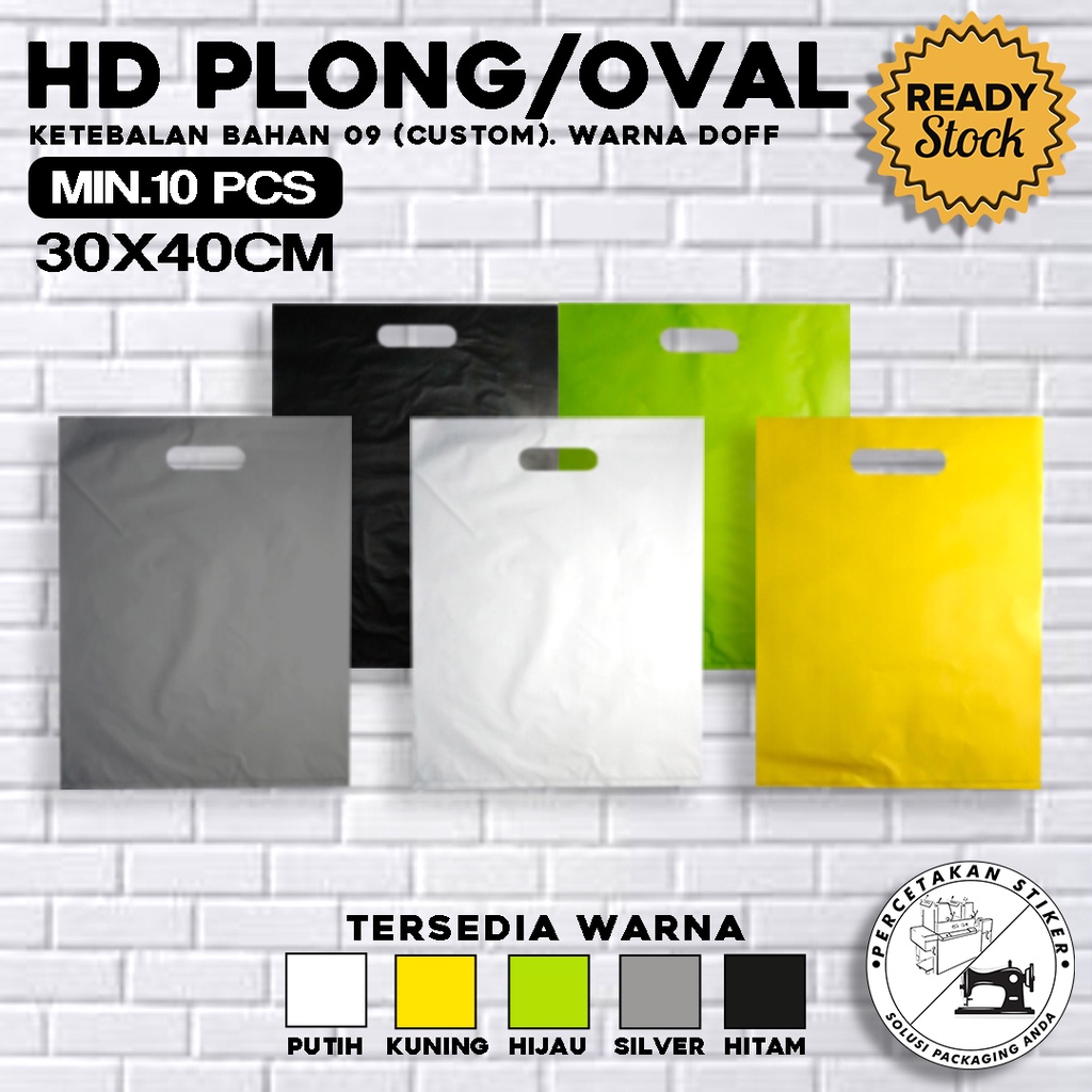 Jual [Min.Order 30 pcs] 30x40 Cm Plastik HD Plong Doff 09 micro ...