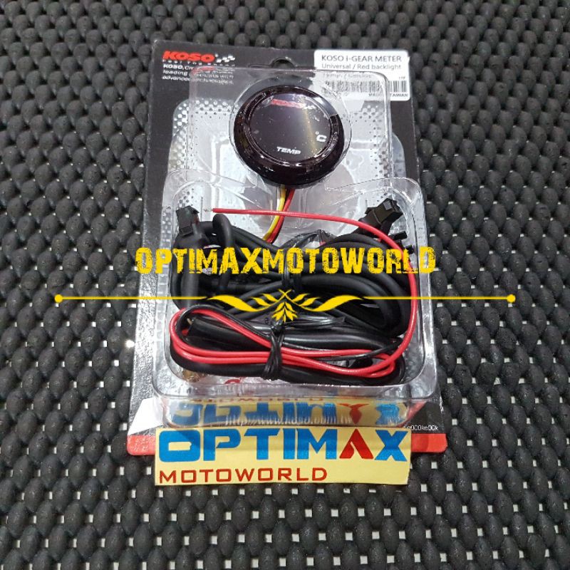 Jual Koso Voltmeter I-Gear Original DC 12V BLUE LIGHT DAN RED LIGHT ...