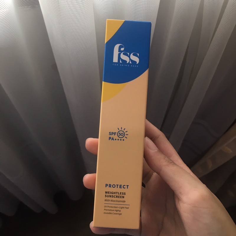 Jual FSS WEIGHTLESS SUNSCREEN SPF 50 PA++++ (NEW) | Shopee Indonesia