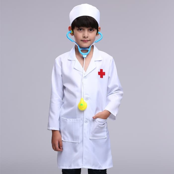 Doctor costume toddler cosplay anak balita kostum profesi dokter ...