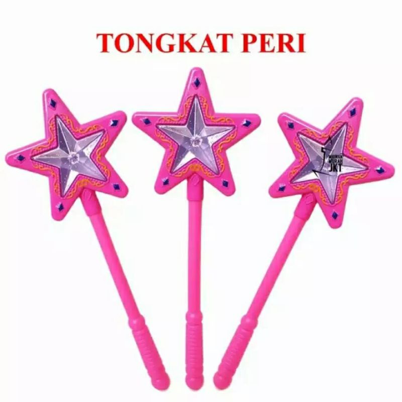 Jual Mainan Anak Perempuan / Tongkat Peri Ajaib / Magic Wand / Mainan ...