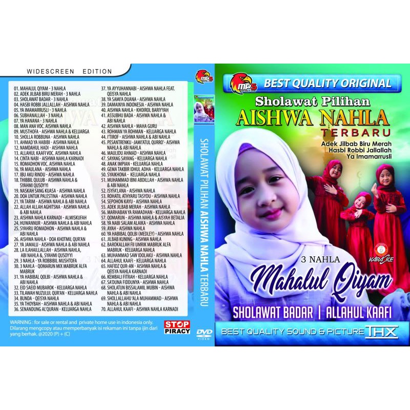 Jual Kaset Video Lagu Anak : Sholawat Aishwa Nahla Terbaru Mahalul Qiyam Indonesia|Shopee Indonesia