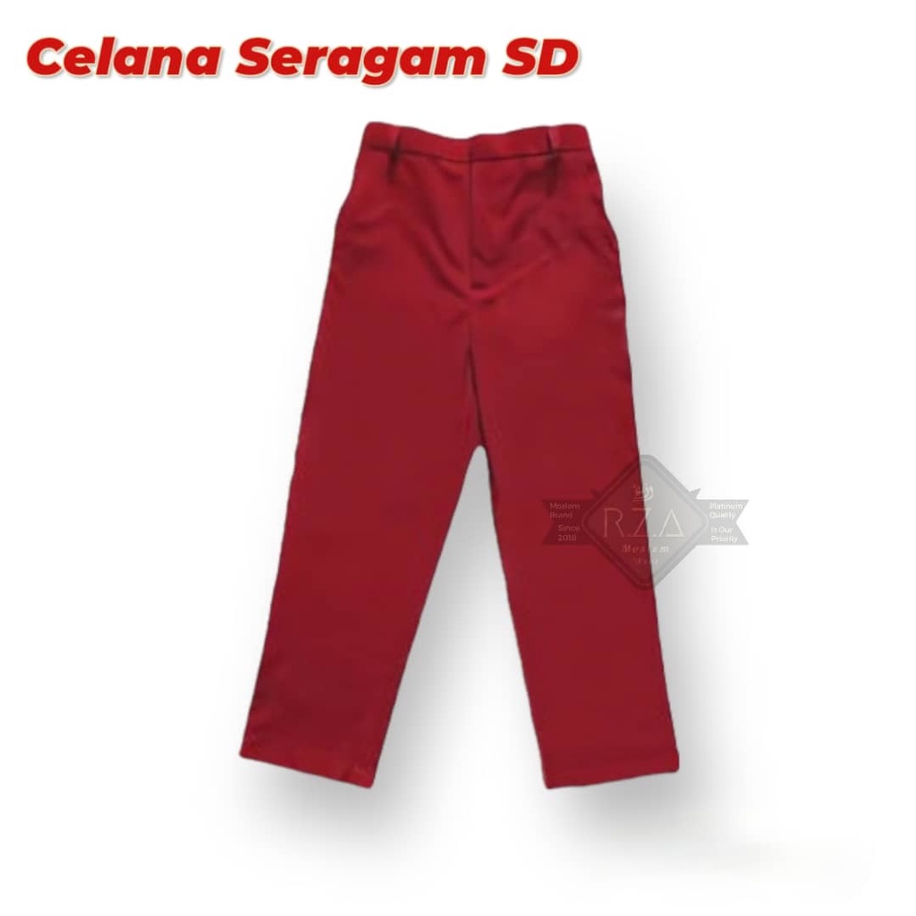 Jual Celana SERAGAM SD Merah PoLOS Sekolah SD MI Laki white SEKOLAH anak PANJANG KELAS 1 - 6 ...