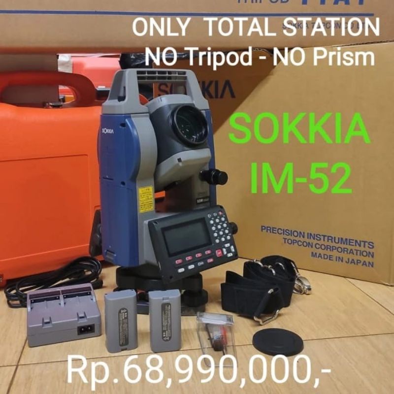 Jual Total Station SOKKIA IM52 IM 52 Akurasi 2". Dual Face - Garansi 12 bln | Shopee Indonesia