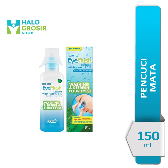 Jual ROHTO EYE FLUSH 150 ML Pencuci Mata | Shopee Indonesia