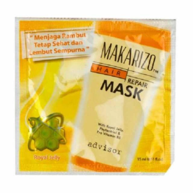 Jual MAKARIZO Advisor Hair Repair Mask 15ML [SACHET SATUAN] With Royal ...