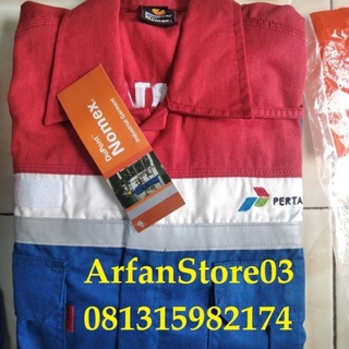 Jual Wearpack pertamina/coverall nomex dupont pertamina original ...