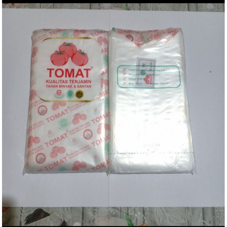 Jual Plastik ES PE 1/4 Kg 10 x 20 cm TOMAT / Plastik Sayur Seperempat ...