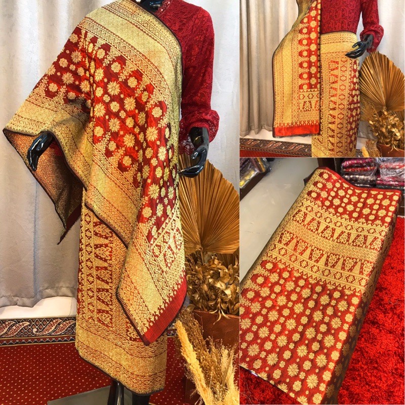 Jual SONGKET CANTIK MANIS SISIK NAGA - ILHAM SONGKET TENUN TANGAN ASLI PALEMBANG | Shopee Indonesia