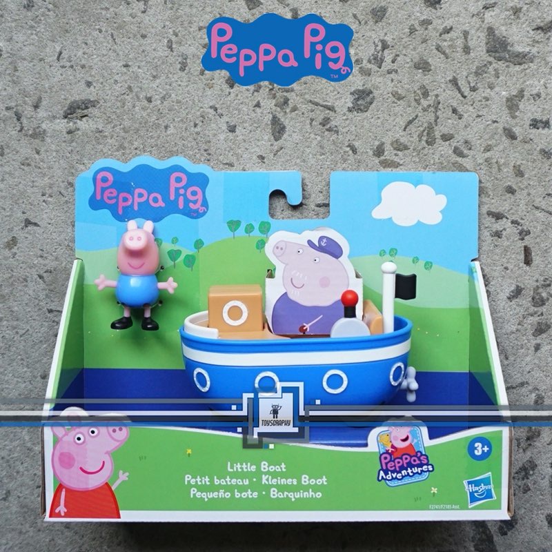 Jual Peppa Pig Little Boat George Pig Peppa's Adventures Figure 3 Inch ...