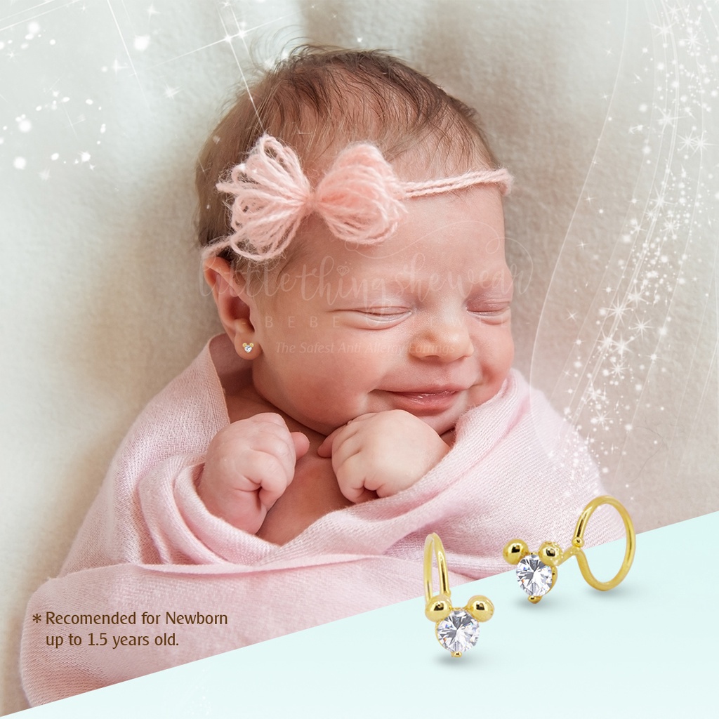 Jual Anting Newborn Littlethingshewear Little Mouse ( Anting Toge ...