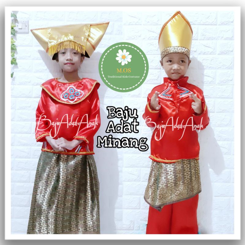 Jual Baju Adat Minang Anak |Baju Adat Minangkabau Indonesia|Shopee ...