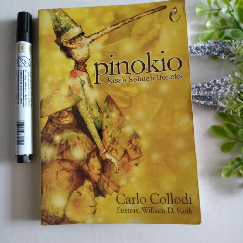 Jual Buku dongeng cerita Pinokio kisah sebuah boneka carlo collodi ...