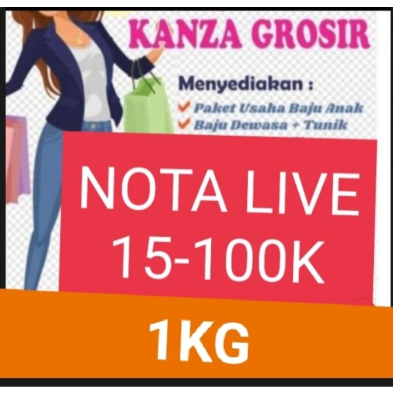 Jual NOTA LIVE 1KG | Shopee Indonesia