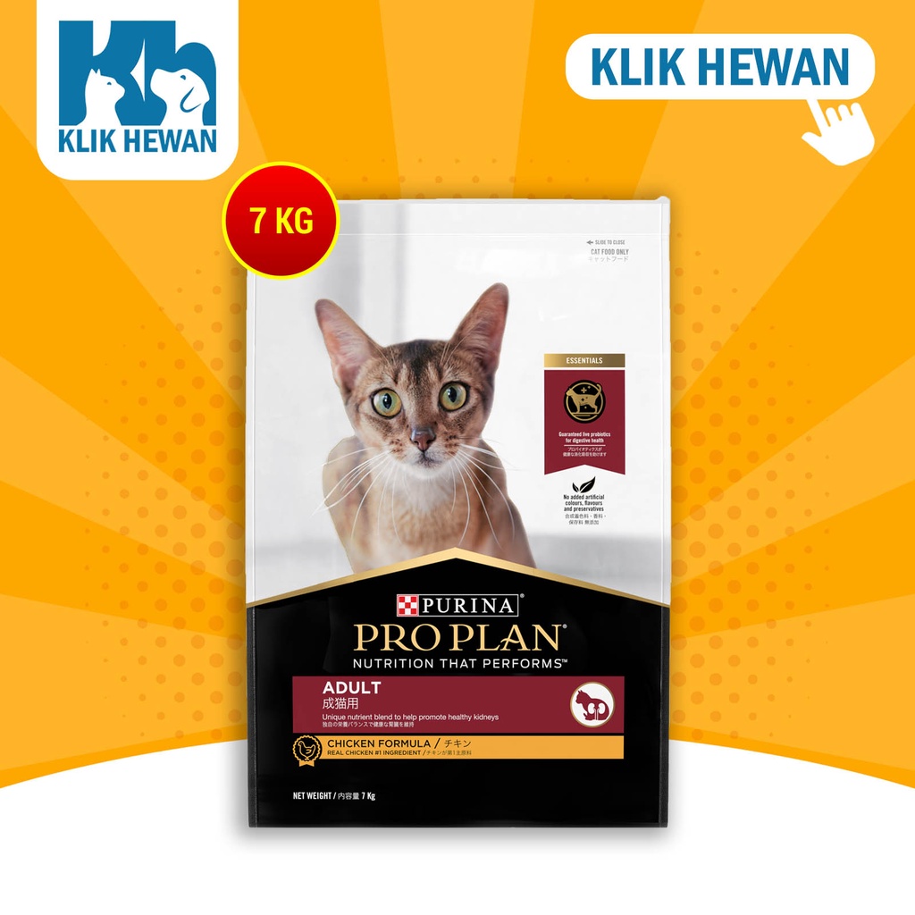 Jual Makanan Kucing Pro Plan Chicken 7kg Cat Food Proplan Rasa Ayam 7 ...