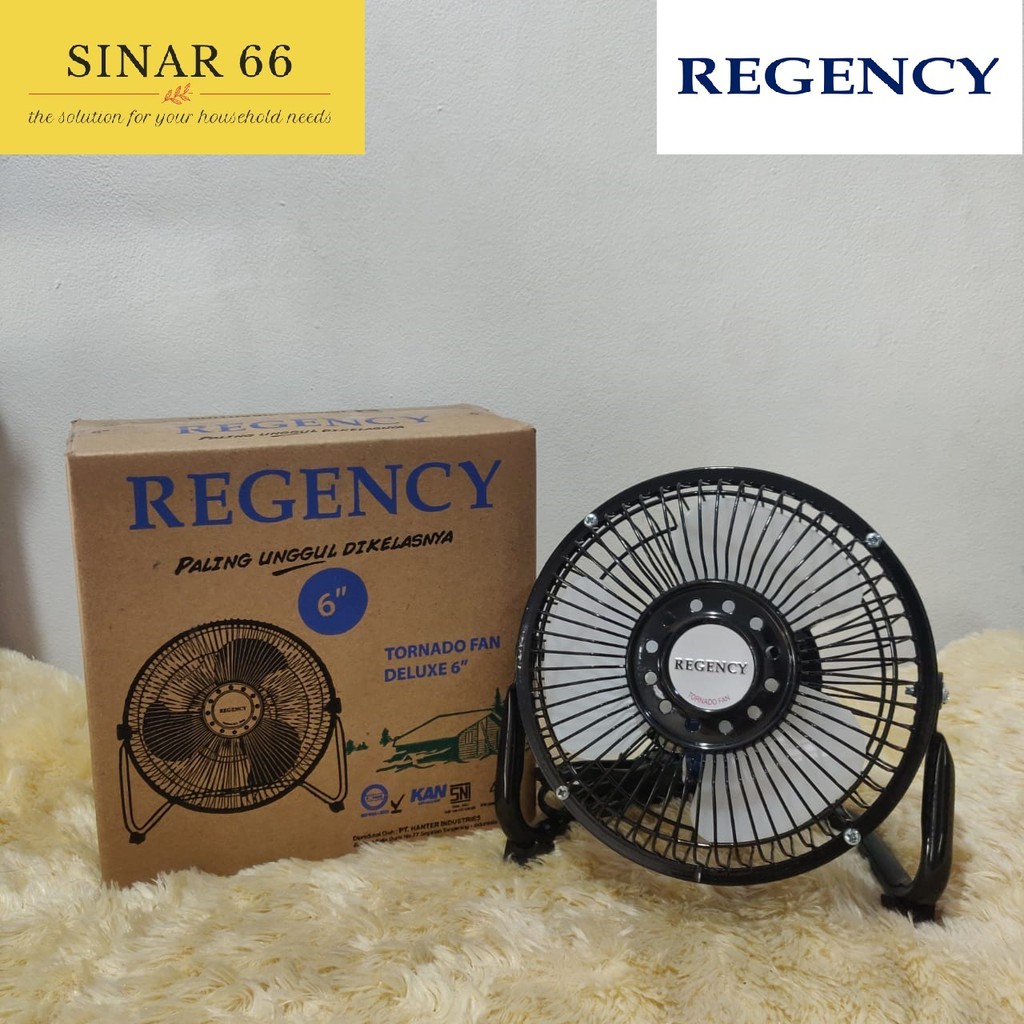 REGENCY TORNADO FAN DELUXE 6" KIPAS ANGIN KECIL | Shopee Indonesia