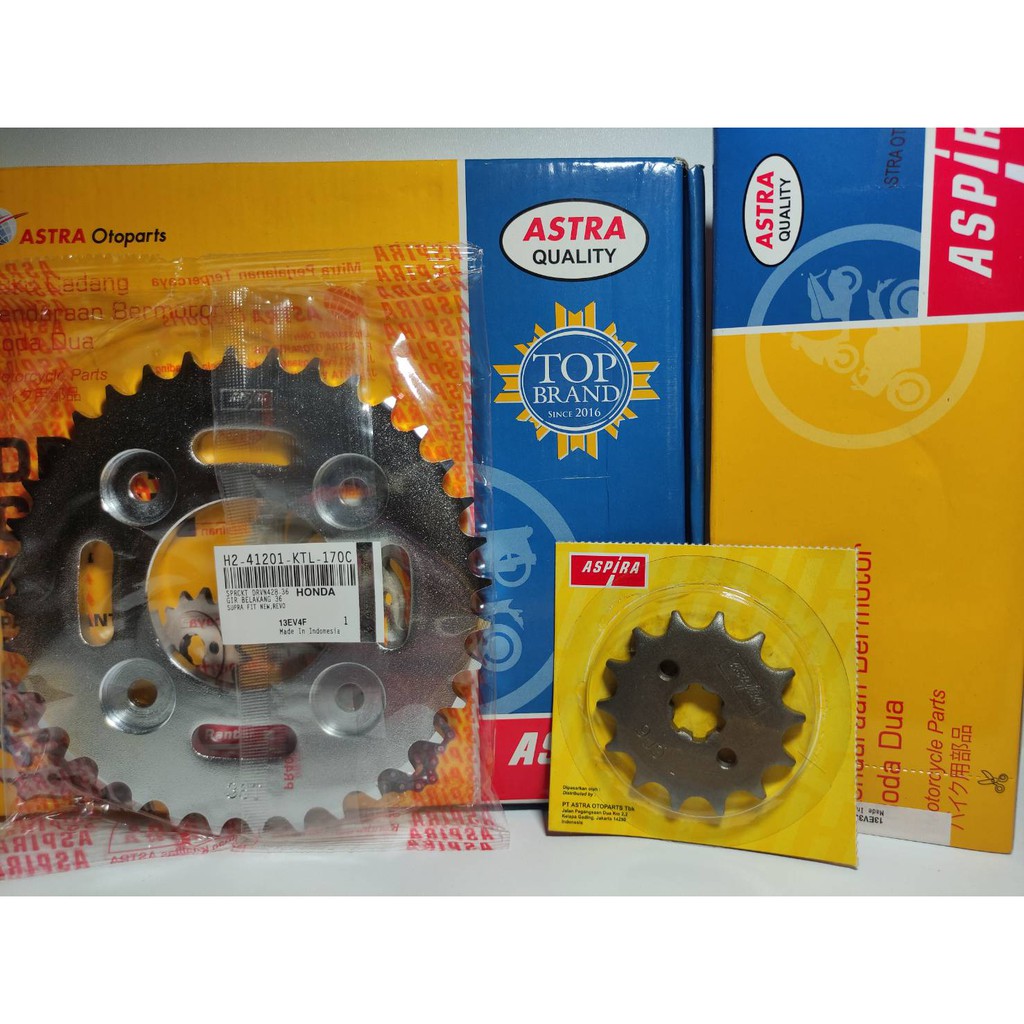 Jual GEARSET GIR GEAR SET ASPIRA SUPRA FIT NEW, REVO - KTL | Shopee ...