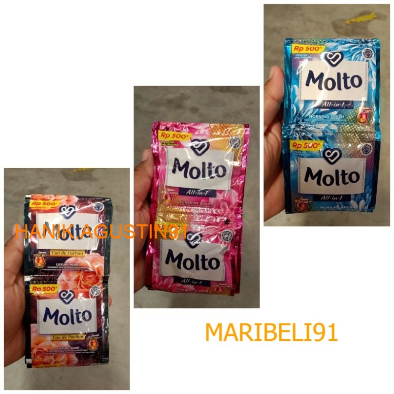 Jual Molto ALL IN One (1 renceng 12 sachet) maribeli91 | Shopee Indonesia