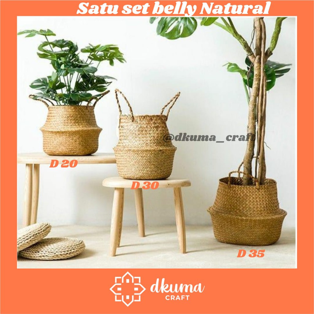 anyaman purun, belly purun, bakul purun, keranjang, cover pot ...