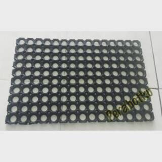Jual Keset karet LUBANG HITAM Texture lentur kompos anti licin slip ...