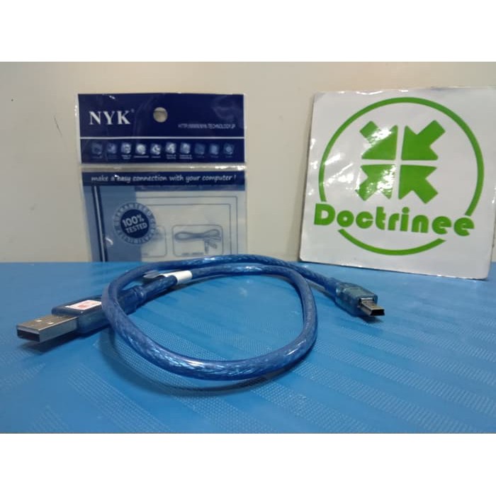 Jual Kabel Usb To Mini Usb 5Pin Nyk / Kabel Data Usb To 5 Pin 60 Cm ...