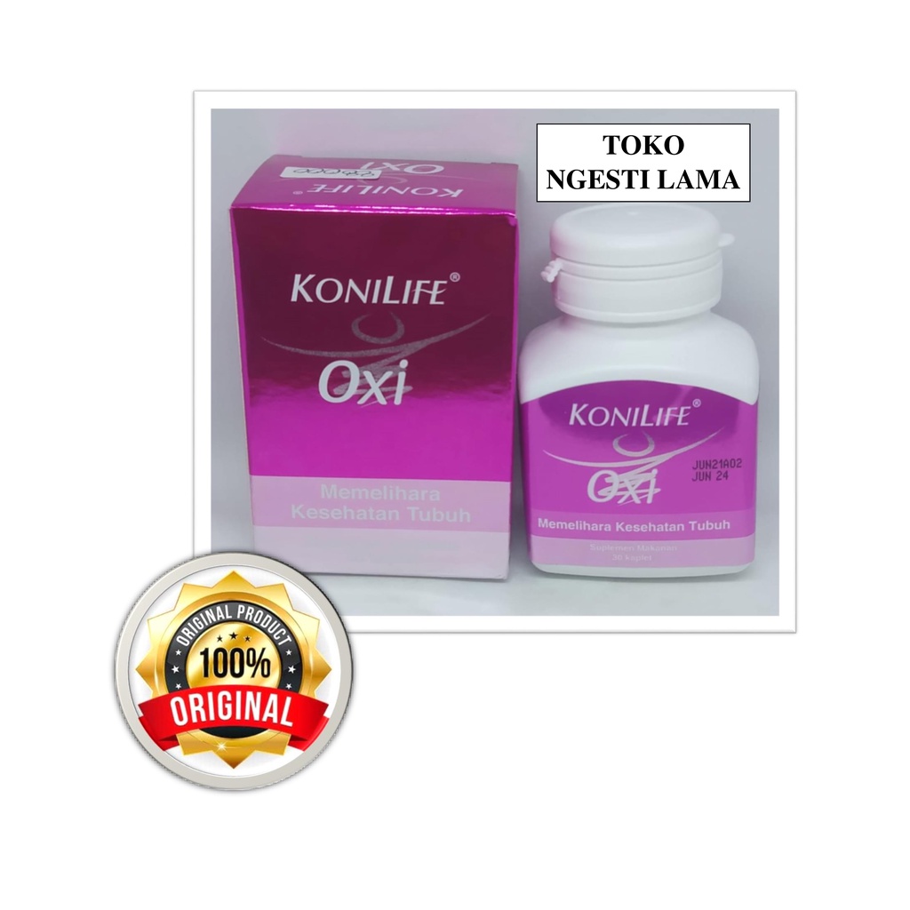 Jual Konilife Oxi Food Supplement Botol 30 kaplet Anti Oksidan Alami ...