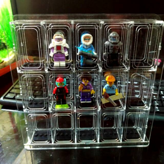 Jual RAK LEGO ISI 15 KOTAK FULL AKRILIK ADA TUTUP NYA | Shopee Indonesia