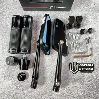 Jual Spion Circuit Rizoma Black CNC + handgrip Barend Rizoma Universal ...