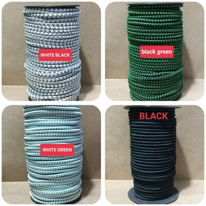 Jual Tali Elastis #Tali Frame Tenda #Tali Karet Super 4Mm(Rollan ...