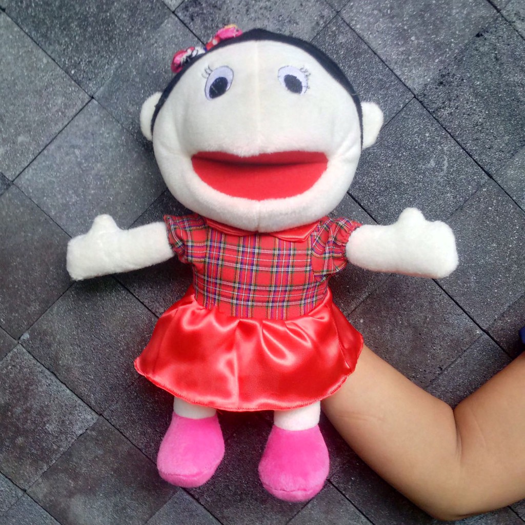 Jual Boneka Tangan Muppet Keluarga Family Anak Perempuan - Mulut ...