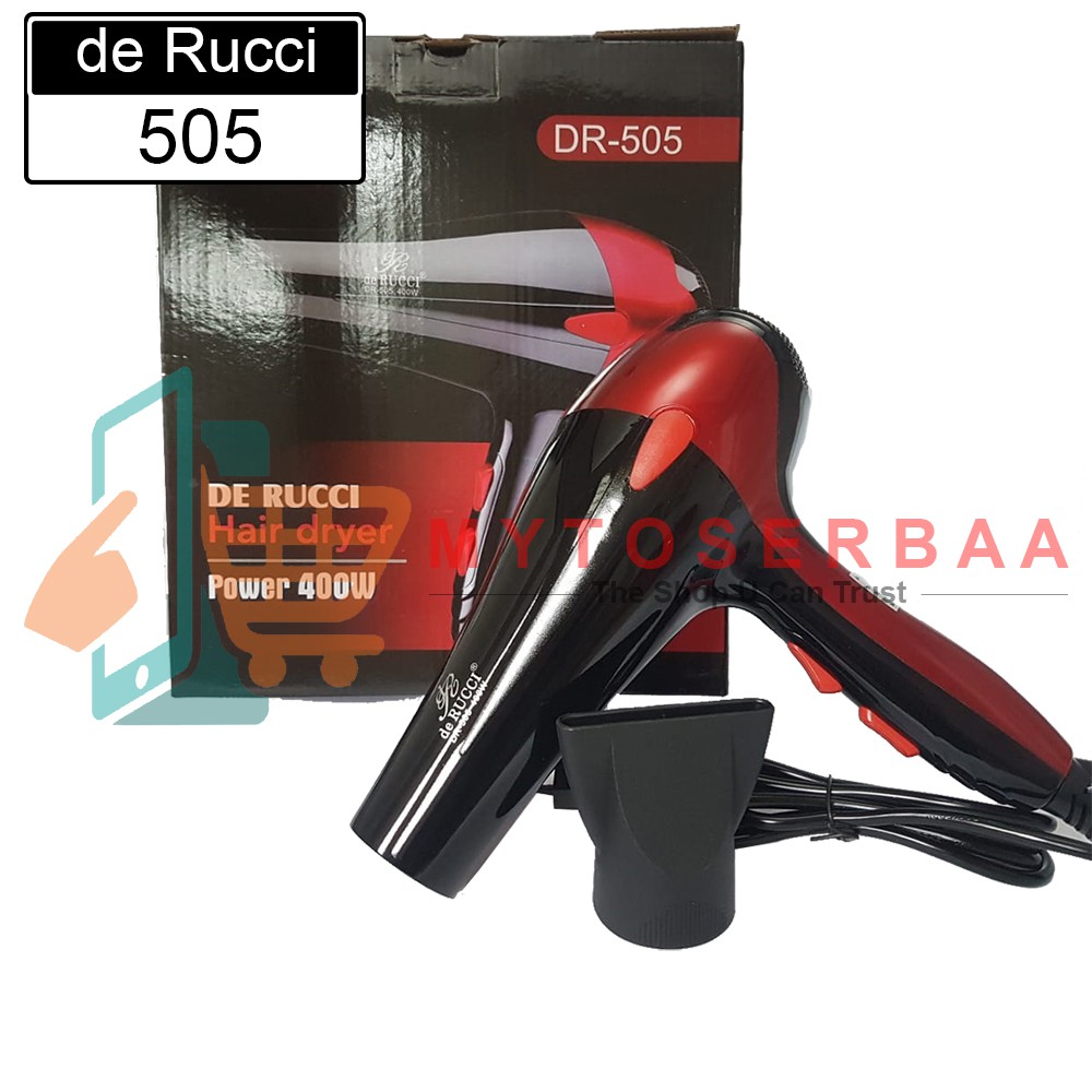 de RUCCI / DR-505 / Hair dryer Derucci / Pengering Rambut | Shopee ...