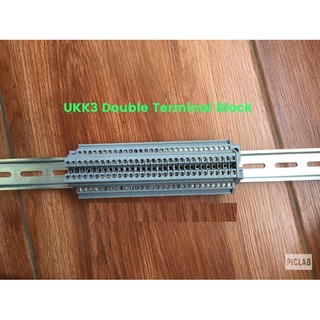 Jual Double Terminal Block / Terminal Blok 2 Tingkat Tipe UK K-3N 2.5mm ...