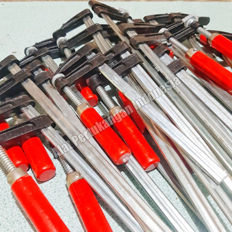 Jual ALAT PENJEPIT CATOK PRESS PAPAN JEPIT KAYU KLEM F CLAMP CLAM CLEM ...