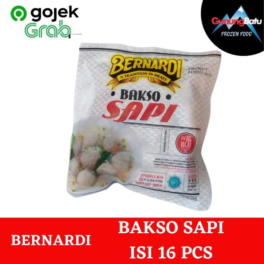 Jual BERNARDI BAKSO SAPI 16 PCS 150 GRAM Baso Sapi | Shopee Indonesia