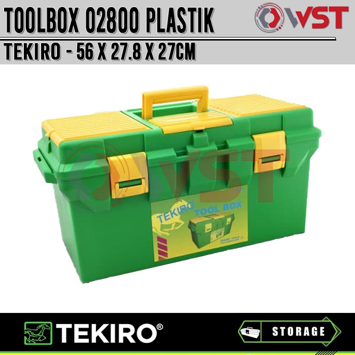 Jual Tekiro Toolbox Plastik TB 800 02800 / Kotak Perkakas / Tool Box | Shopee Indonesia
