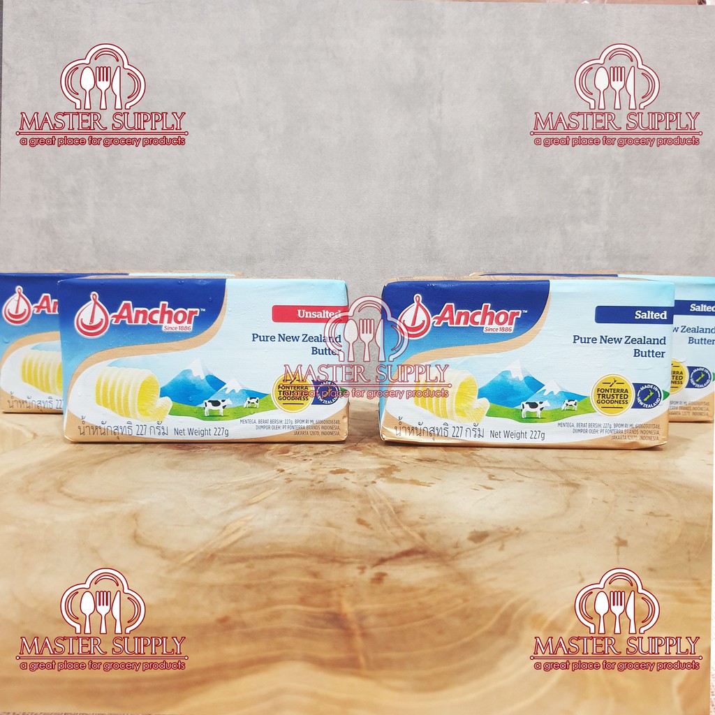 Jual ANCHOR BUTTER PATS 227 GR / ANCHOR BUTTER SALTED UNSALTED / HALAL ... Jual ANCHOR BUTTER PATS 227 GR / ANCHOR BUTTER SALTED UNSALTED / HALAL ...