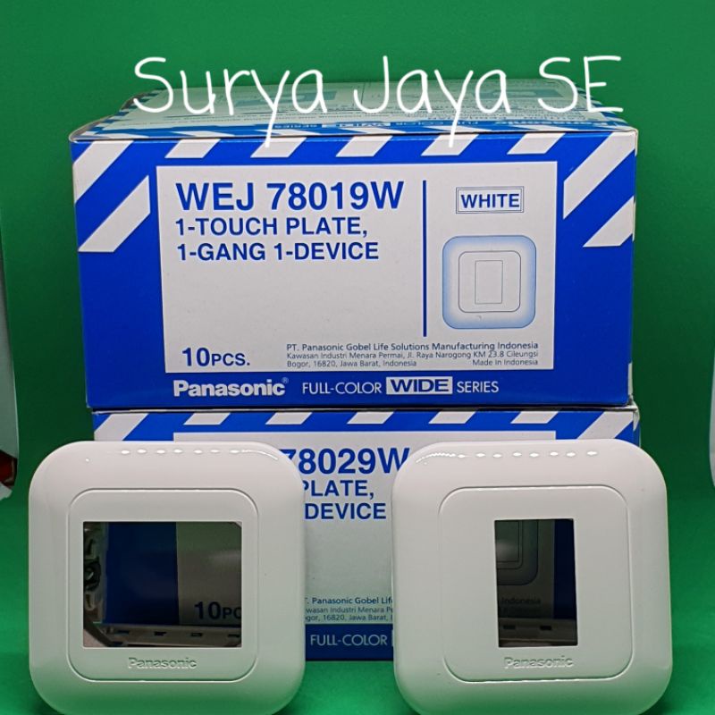 Jual Papan Frame Panasonic Wide Series WEJ 78019W/WEJ 78029W | Shopee ...