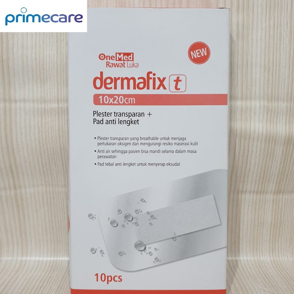 Jual Dermafix T Plester Luka Transparan Anti Air 10x20cm Dermafix ...